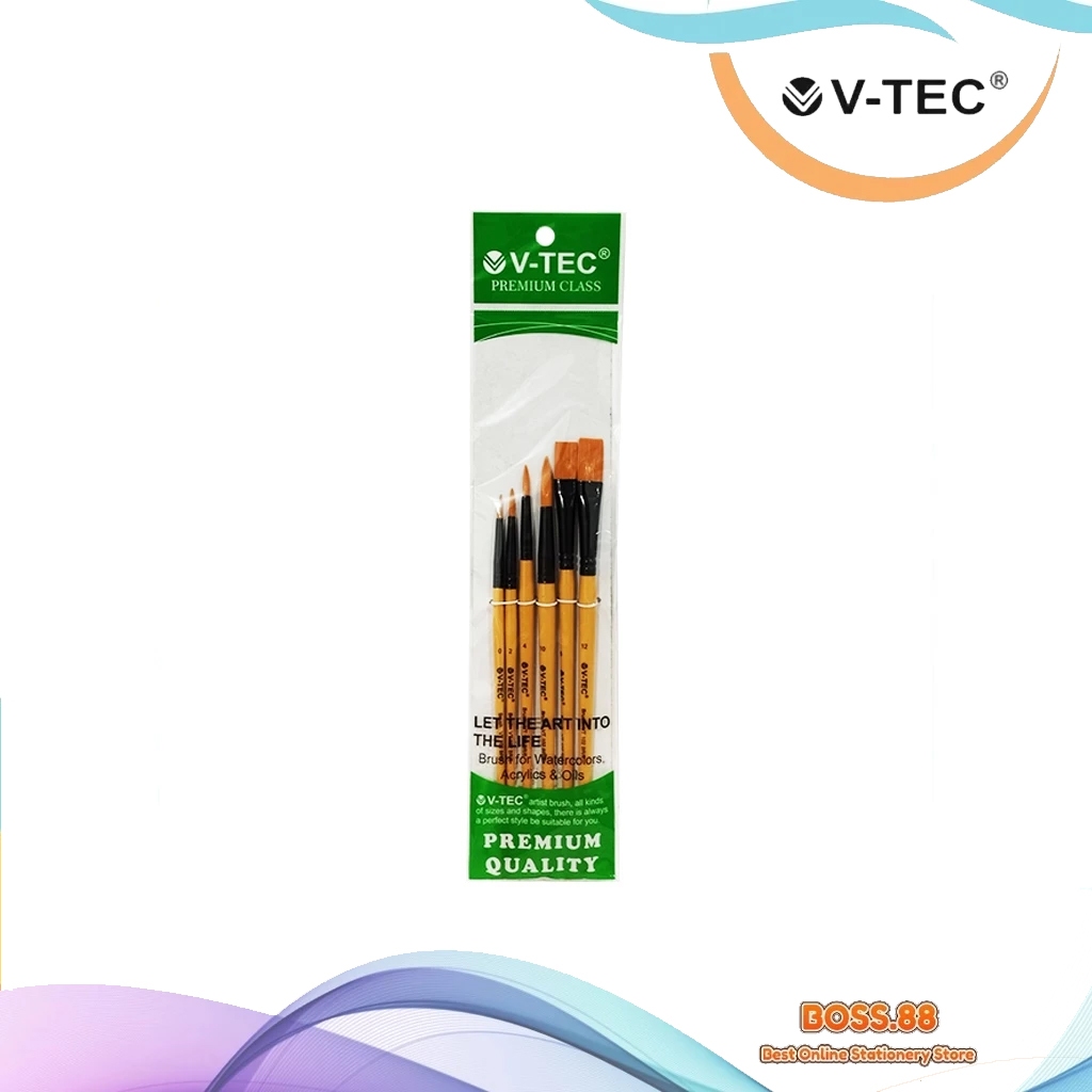 V-TEC BRUSH TYPE VT102 BR/6 (1 SET) | Shopee Philippines
