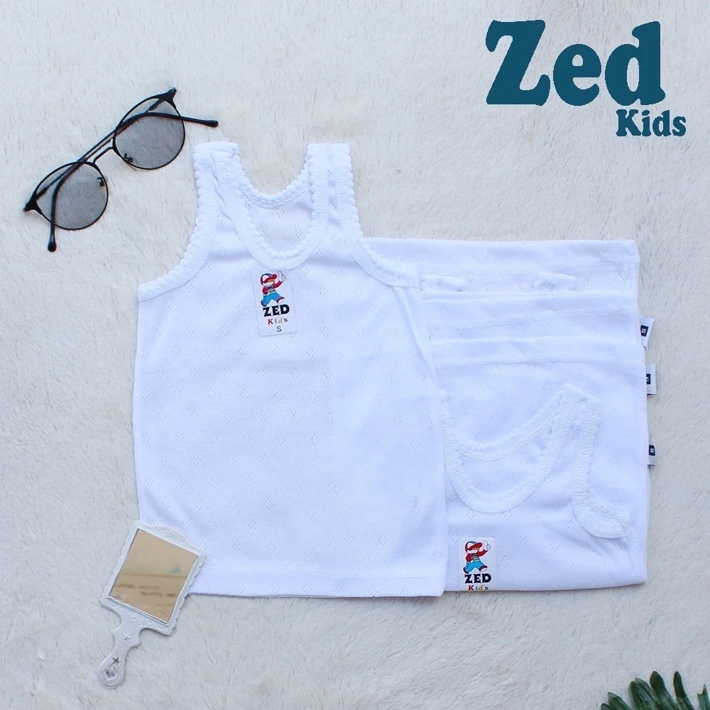 ZED Kids Singlet Breathable Children's Undershirt with Package Type (6 ...