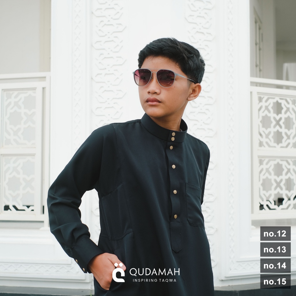 THOBE ALFAN Saudi Robe for Men, Teenagers, Long Sleeves, Premium Snap ...