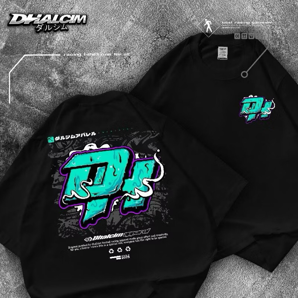 DH LOGO RACING DISTRO T-SHIRT WITH SMOKE DESIGN, DH LOGO RACE T-SHIRT ...