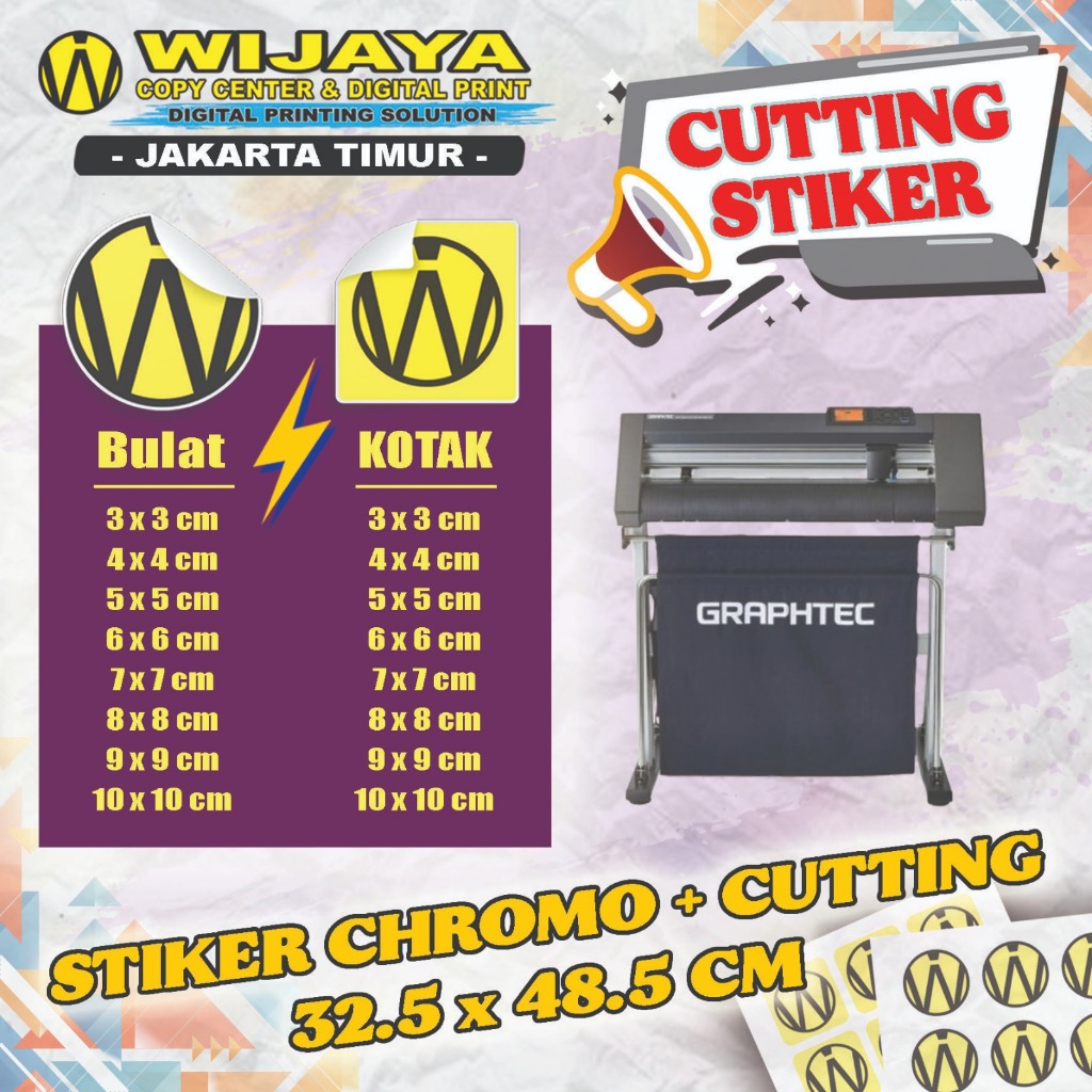 Print A3 Stickers, Transparent Vinyl Cromo Stickers, Hvs + Cutting ...