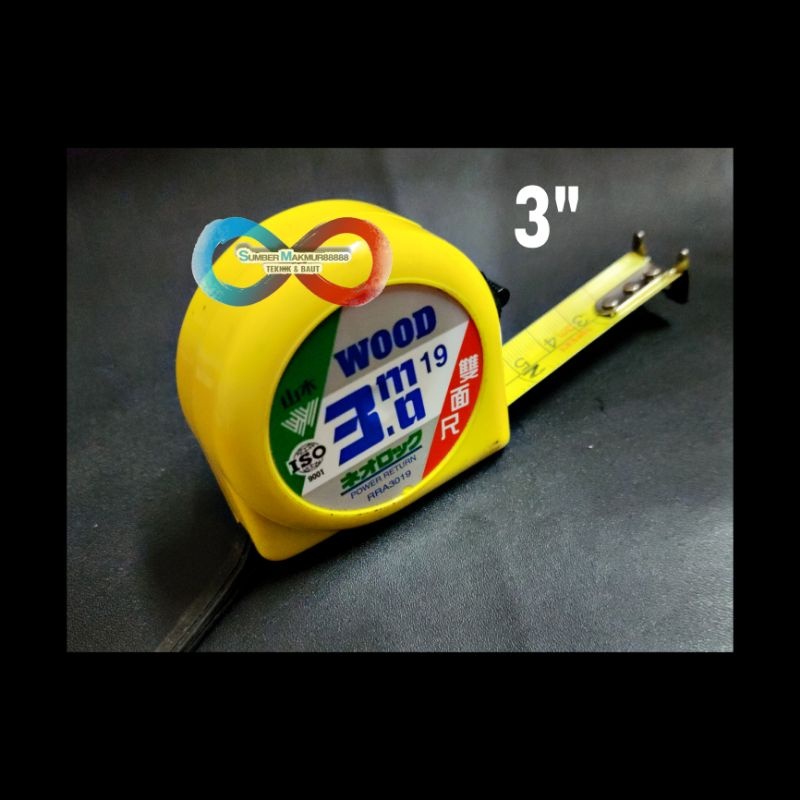 PACKAGE - WOOD meter 3 mtr Roll meter contains 5 pcs | Shopee Philippines