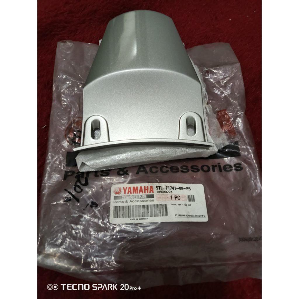 ORIGINAL YAMAHA MIO SPORTY SILVER BODY CONNECTION TAIL COVER | Shopee ...