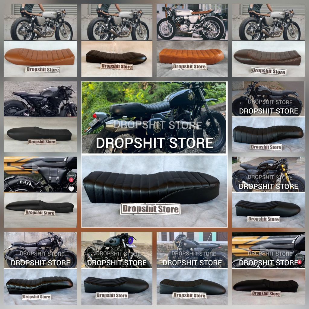 British custom japstyle Scrambler Bobber Caferacer Tracker Custom seat ...