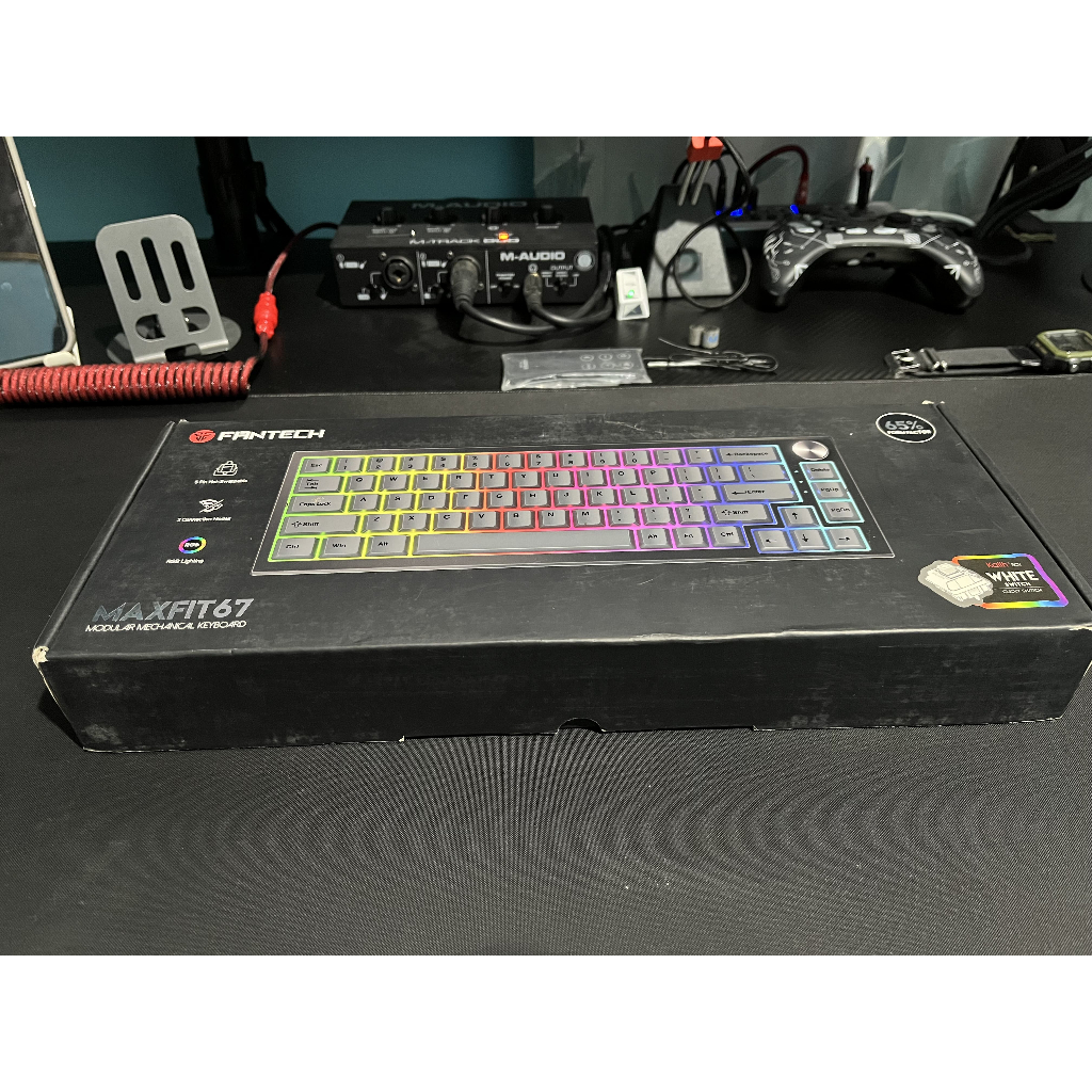 Fantech Maxfit 67 Mechanical Keyboard – 3 Connections, Switch Kalih ...