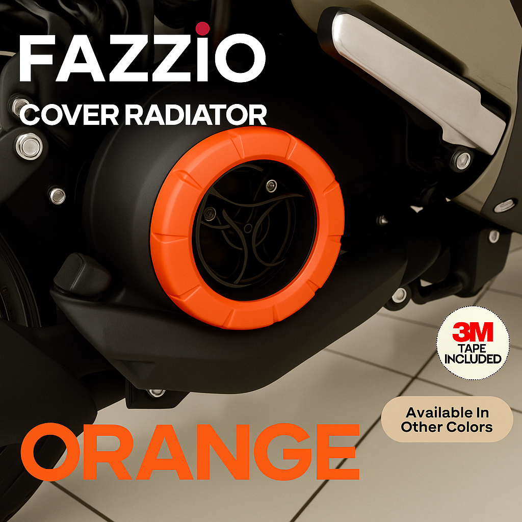 Garnish Cover Radiator Fazzio Orange Sleek Look Kebon Jeruk Sparepart ...