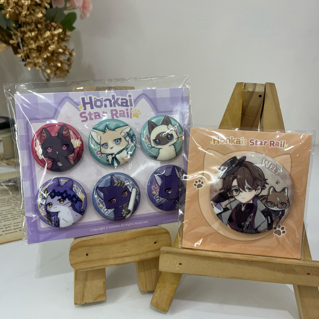 OFFICIAL Honkai Star Rail HSR Little Cat Series and Childhood Badges ...