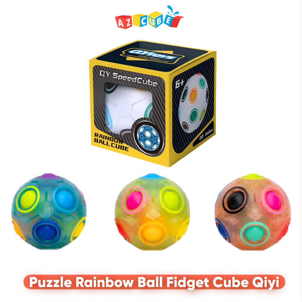 Rainbow Ball Fidget Cube Qiyi Puzzle Toy for Children | Shopee Philippines