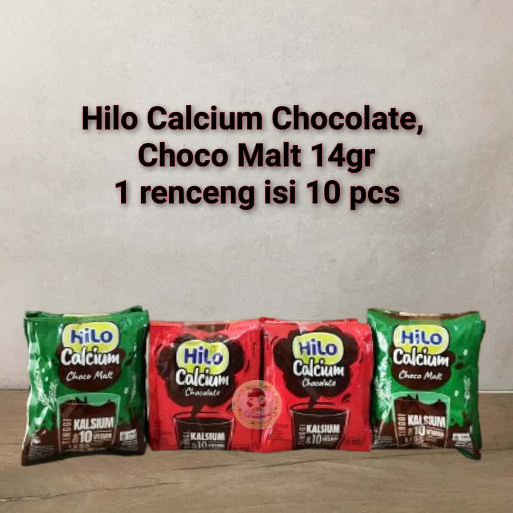 Hilo Calcium Choco Malt Chocolate 1 pack contains 10 pcs (ds bgr ...