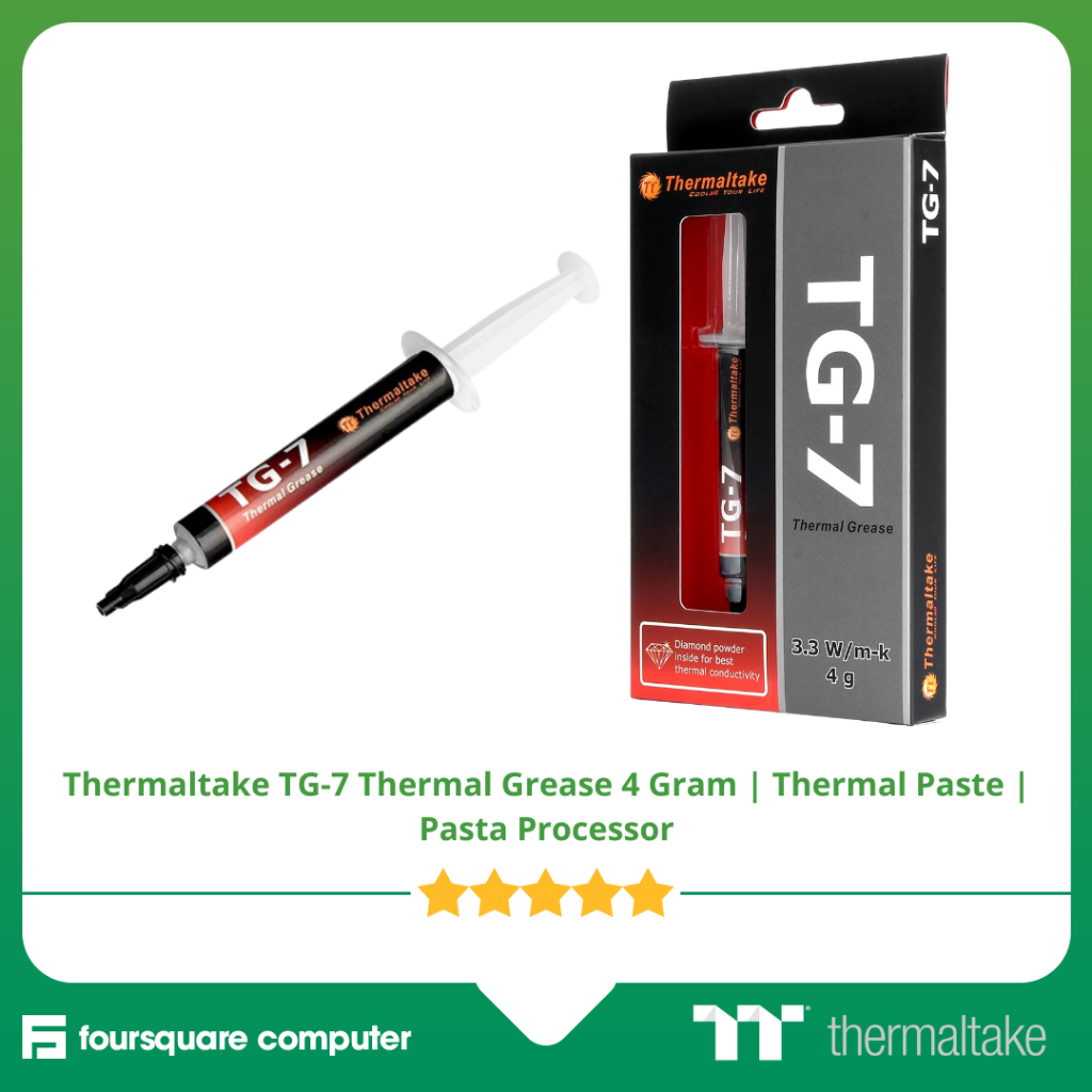 Thermaltake TG-7 Thermal Grease 4 Grams | Thermal Paste | Pasta ...