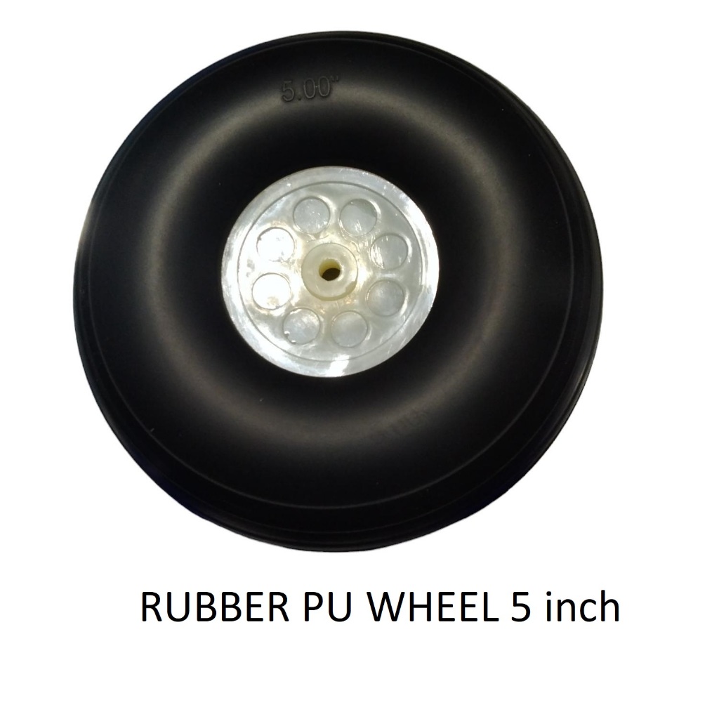 Rubber PU Wheel 5 inch Rubber Wheel 5 inch Rubber PU wheel 5 inch ...