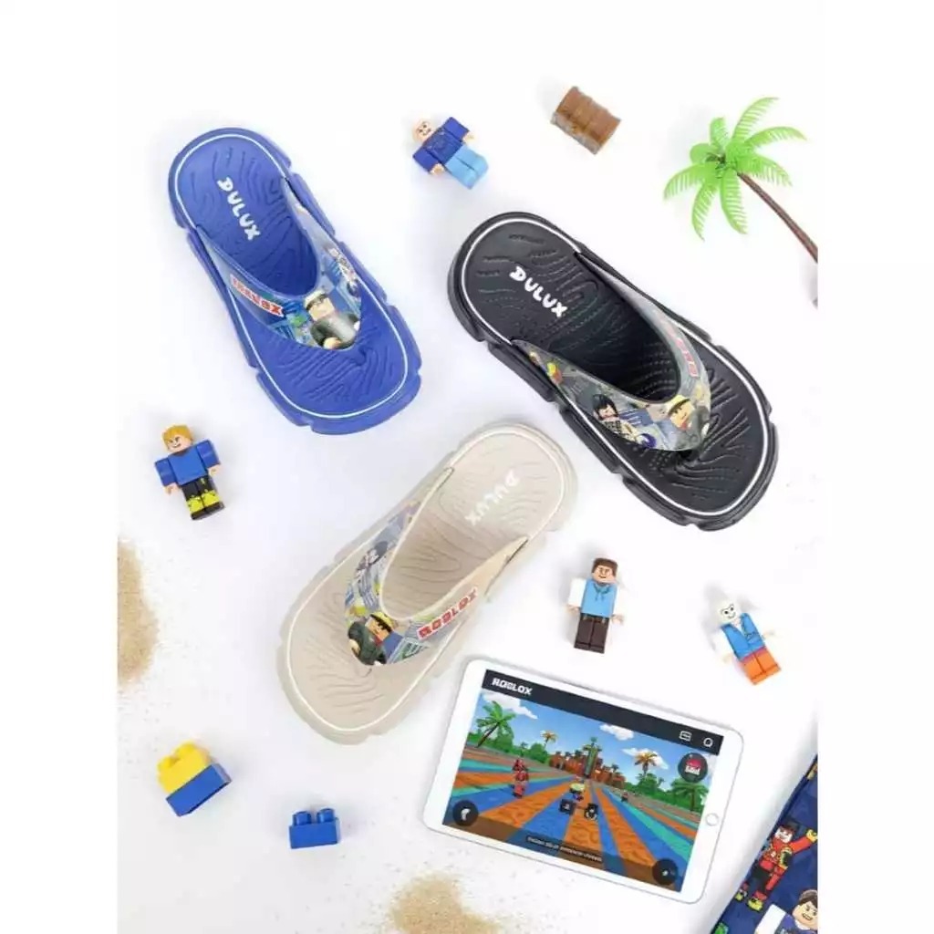 Roblox Character Boys' Flip Flops 711D-RBX Dulux Comfortable Anti-Slip ...
