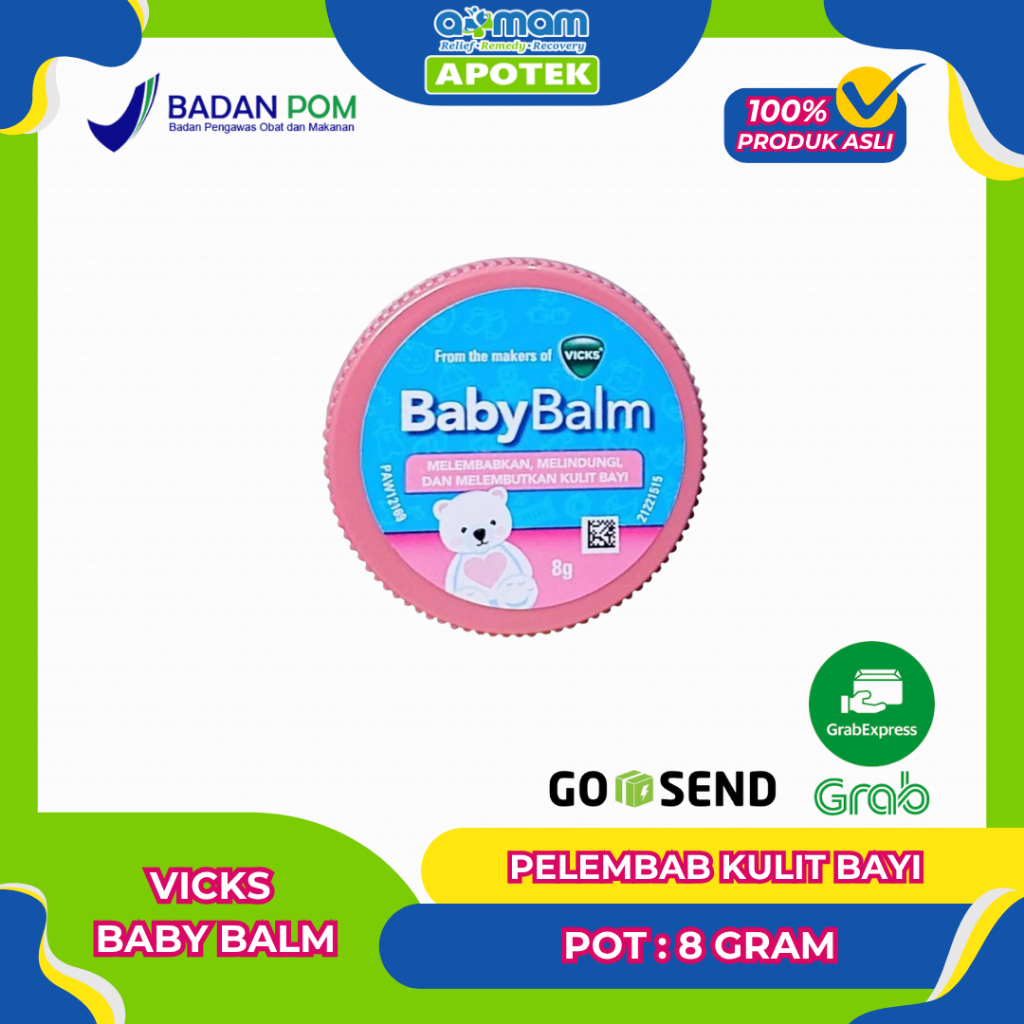 Vicks Baby Balm 8 grams - Vicks Baby Balm Moisturizer | Shopee Philippines