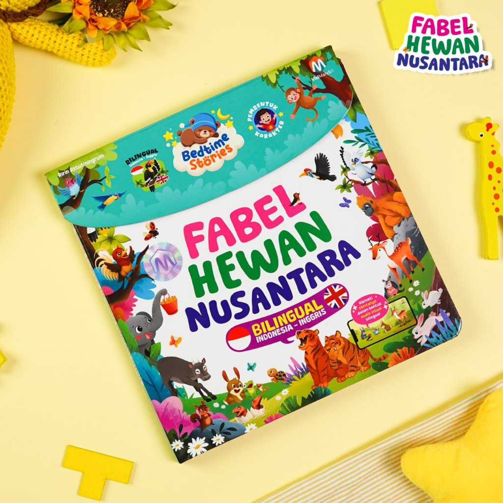 WHOLESALE Bedtime Stories Fables Indonesian Animals Bilingual Children ...
