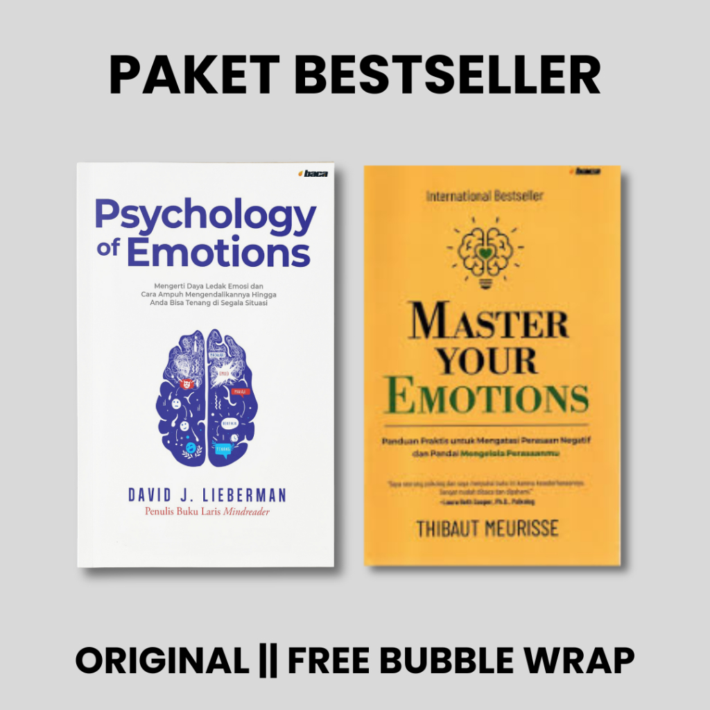 The Psychology of Emotions + Master Your Emotions Book Package | Shopee ...