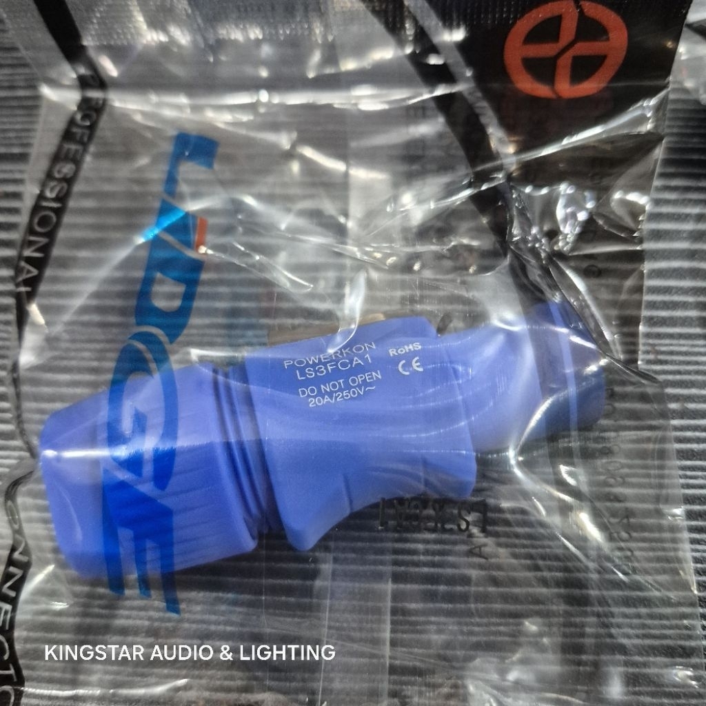 Lidge Electric Powercon Jack 20A 250V Speakon Spikon Specon Lighting ...