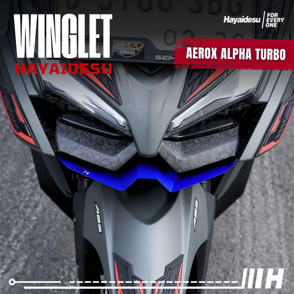 HAYAIDESU WINGLET LOWER AEROX ALPHA | Shopee Philippines
