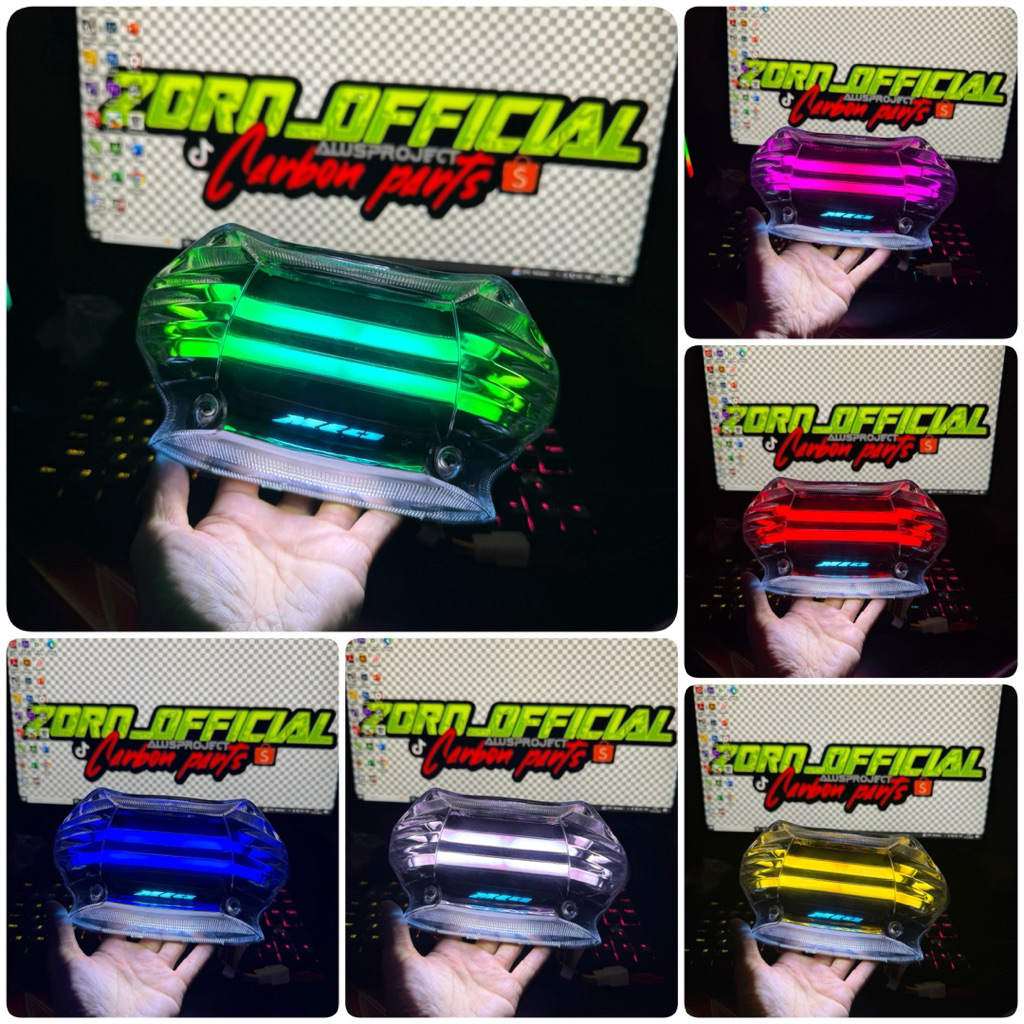 Lazy RGB Mio Sporty Stop Lamp Mio Smile PNP Full Set/ | Shopee Philippines
