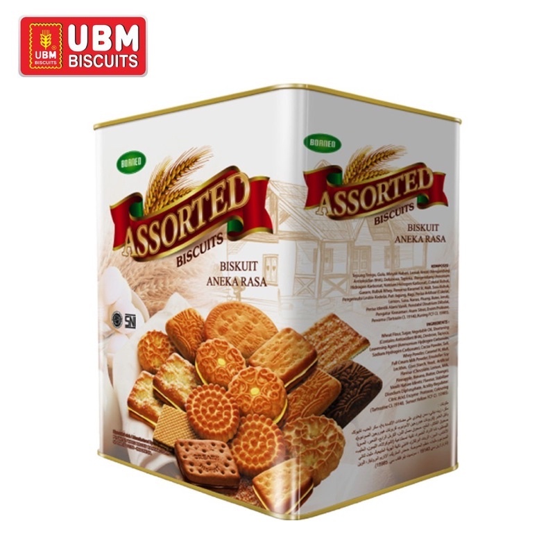 UBM Borneo Assorted Biscuit 650g | Shopee Philippines