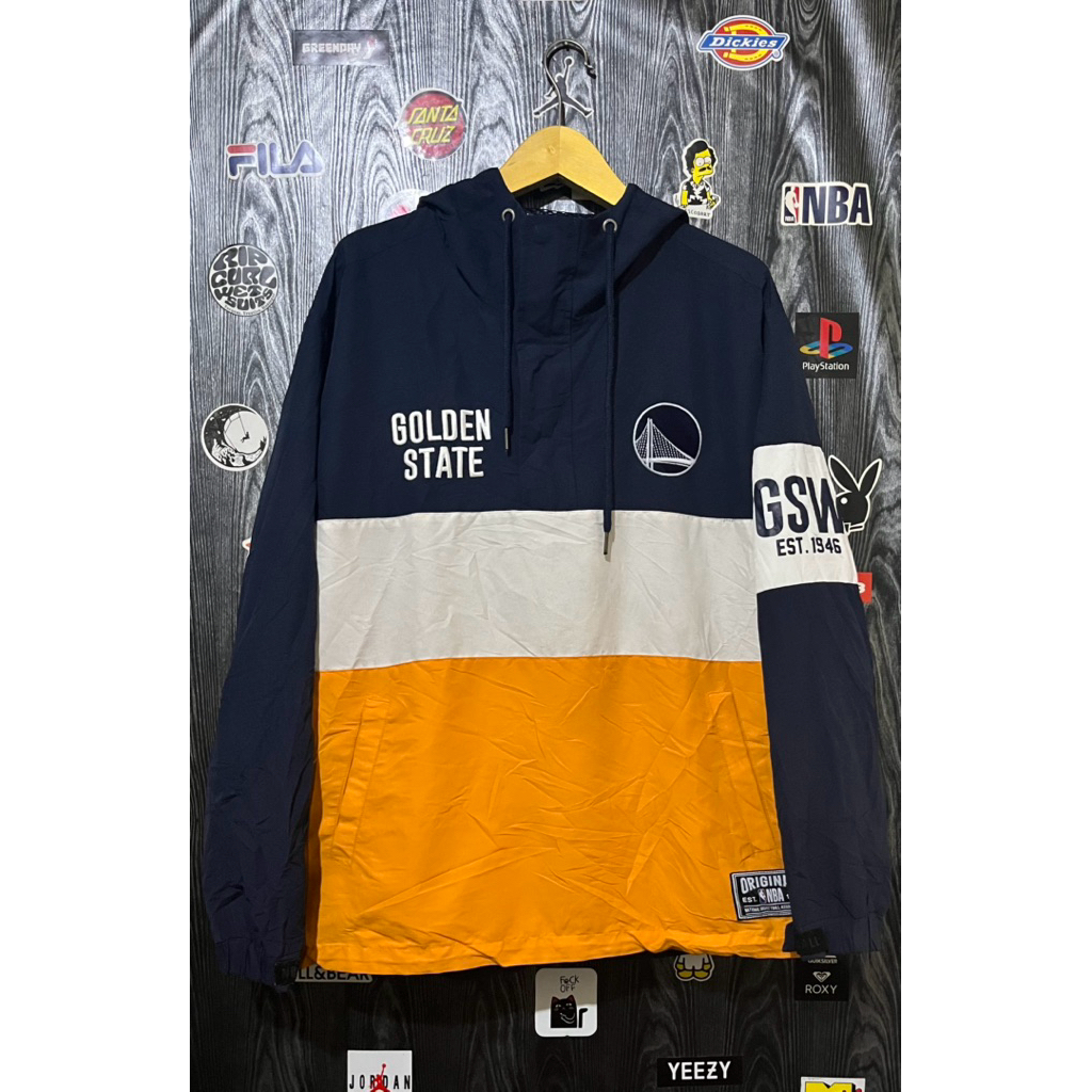 Nba golden state warriors Jacket (GSW) | Shopee Philippines