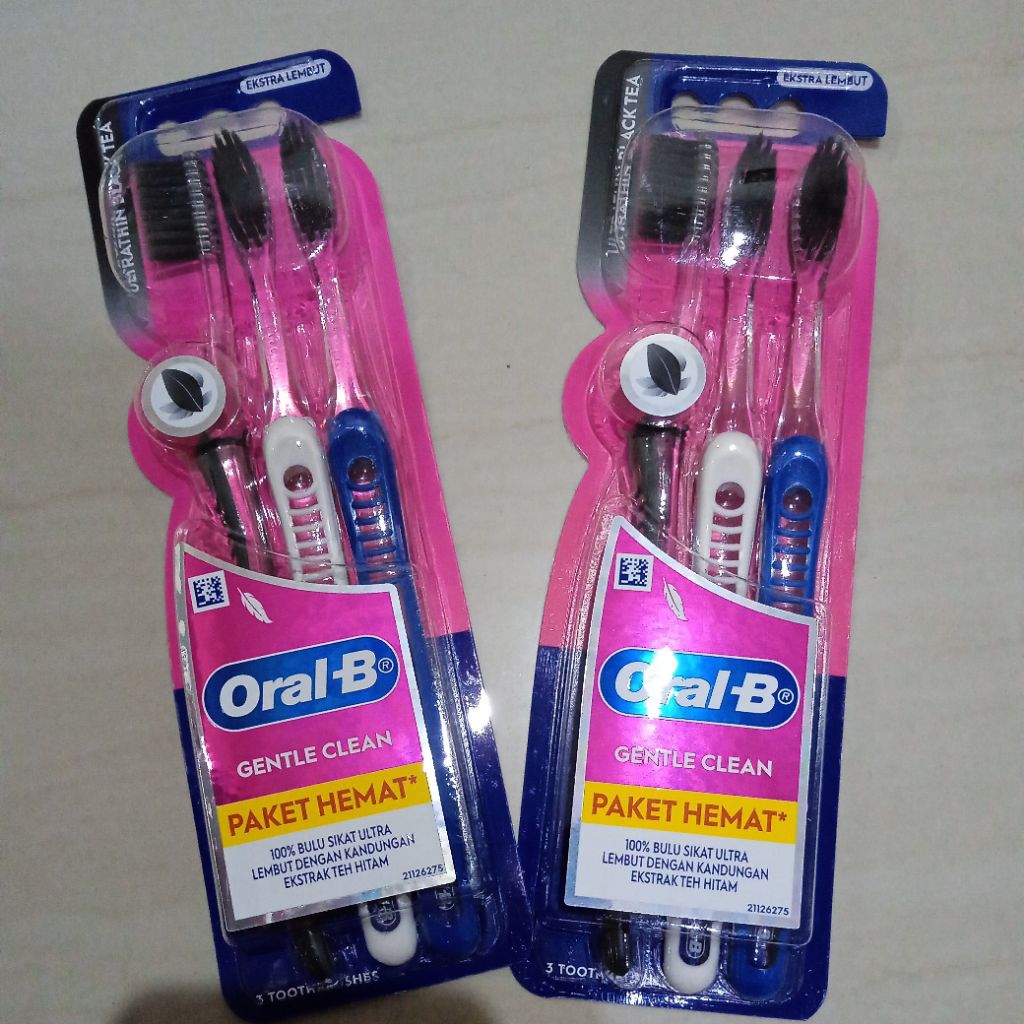 Oral-B Gentle Clean economy package contains 3 | Shopee Philippines