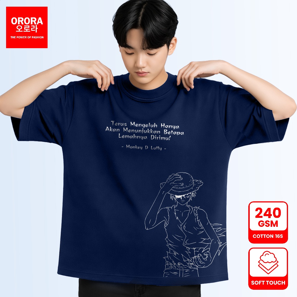 Orora Oversized 16s Korean ONE PIECE T-Shirt - OV ORMDL 11 | Shopee ...