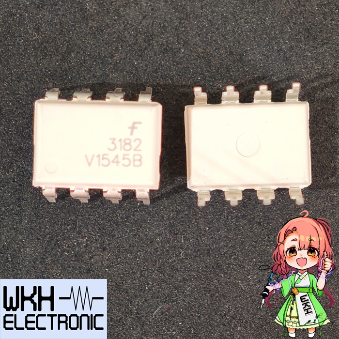 ORIGINAL FOD3182 DIP-8 FOD 3182 High Speed MOSFET Gate Drive ...