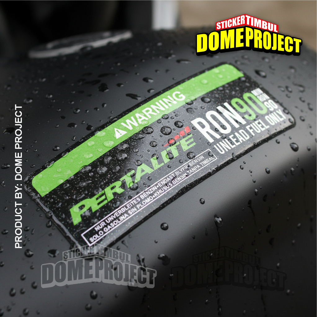 PERTAMINA PERTALITE RON 90 RAISED STICKER | Shopee Philippines