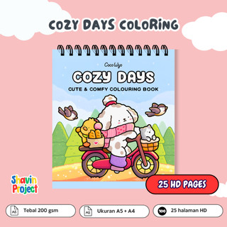 Cozy days cocowyo Coloring Book for Children and Adults little corner ...