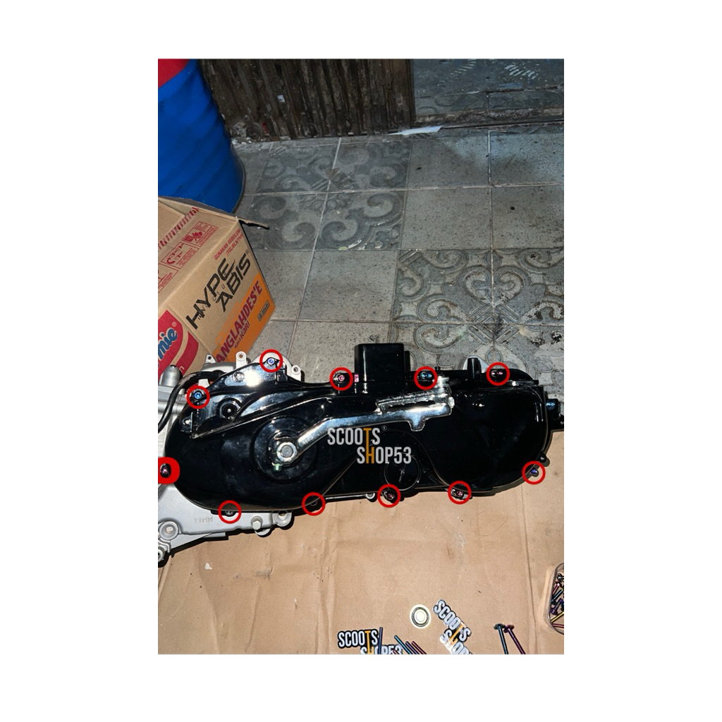 Titanium bolt gr5 set cvt tank full yamaha mio sporty smile | Shopee ...