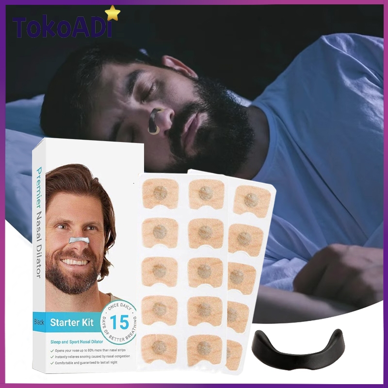 15 Pair Magnet Nose Strip Nasal Dilator Anti Snoring Apnea Magnetic ...