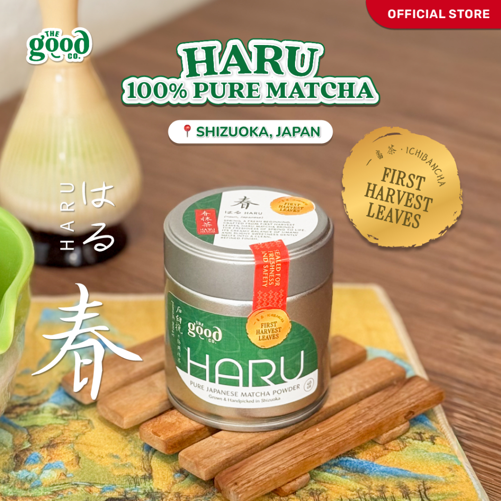 Haru Original Shizuoka Japanese Matcha PowderPURE (30g) by The Good Co ...