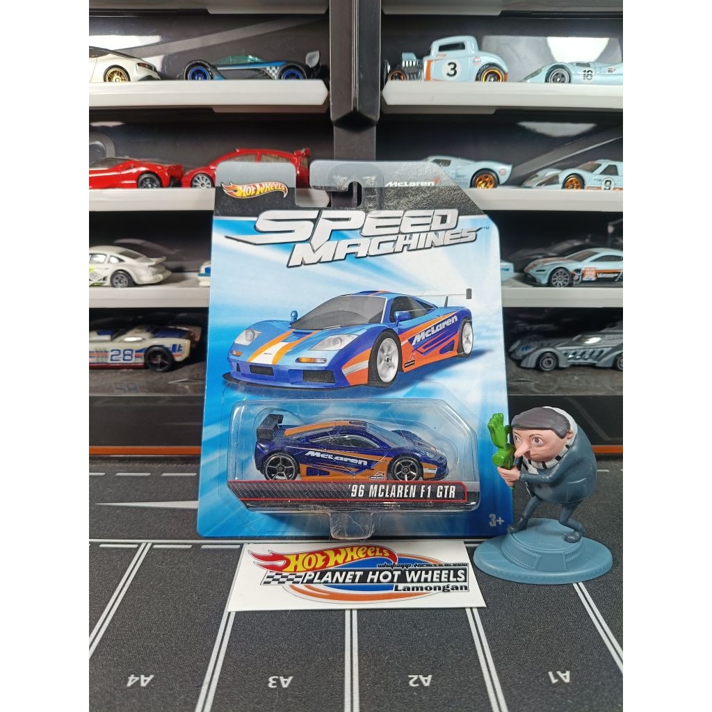 Hot wheels speed machine 96 mclaren f1 GTR biru | Shopee Philippines