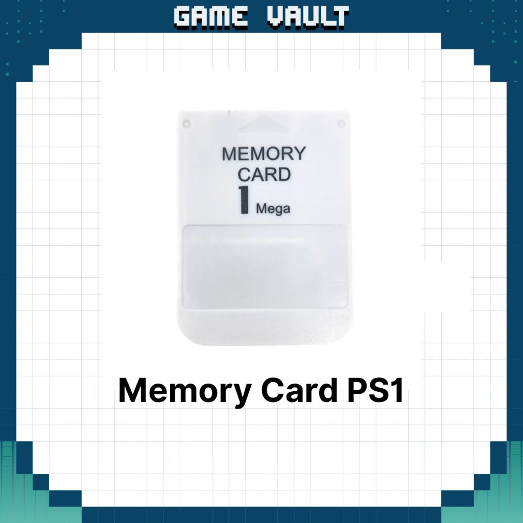 PS1 Memory Card for save psx games, ps one Memory, 1 cassette | Shopee ...