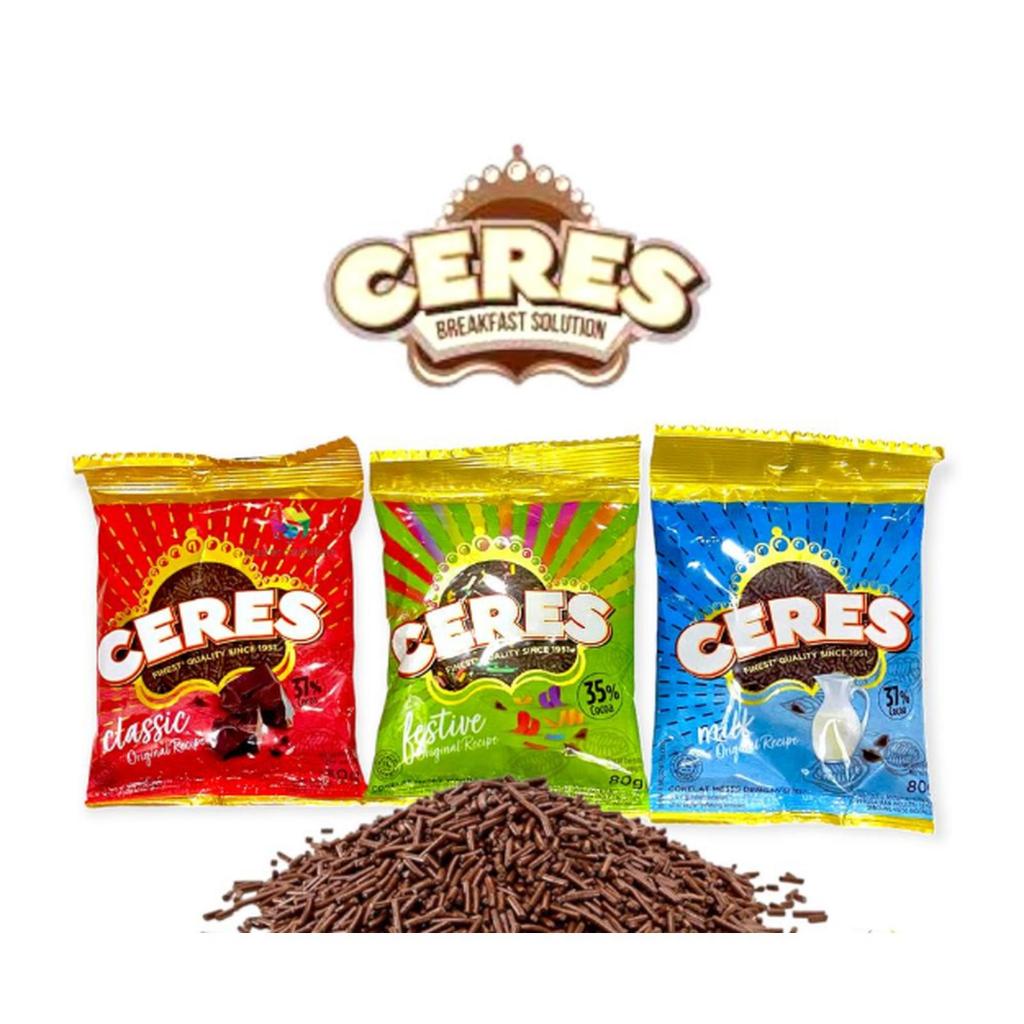 CERES Small Sprinkles 80gr chocolate bread sprinkles | Shopee Philippines