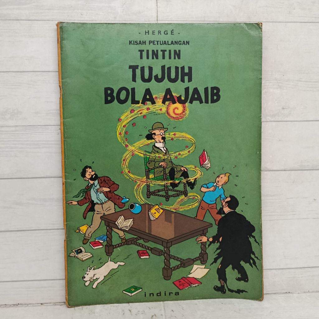 Herge Comic The Adventure Story of Tintin Seven Magic Balls Indira ...