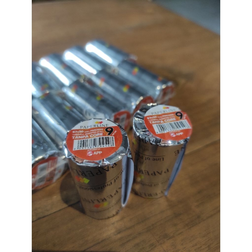 Thermal Paperline Register Receipt Paper Roll 57 x 30mm | Shopee ...