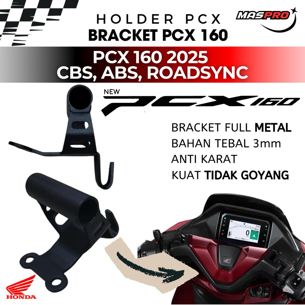 Pcx 160 Bracket Holder hp for Pcx 2025 | Shopee Philippines