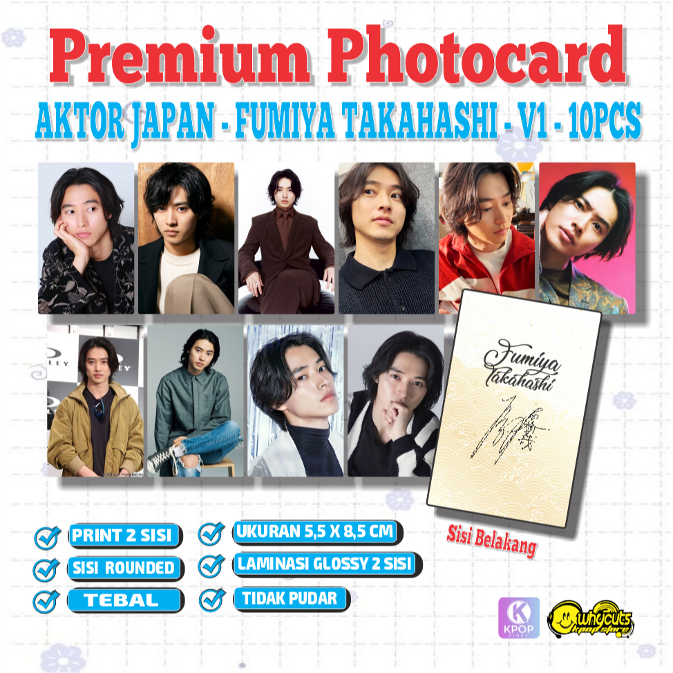 [10PCS] Photocard Set Actor japan Fumiya Takahashi Kento Yamazaki Mackenyu Takumi Kitamura Ryo ...