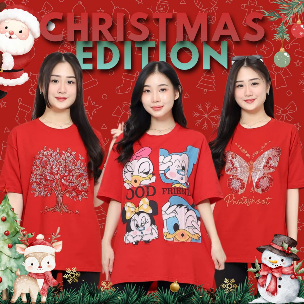 KATUN MERAH RED ONLY OVERSIZE IMP PREMIUM LUXURY T-SHIRT MADE IN COTTON ...