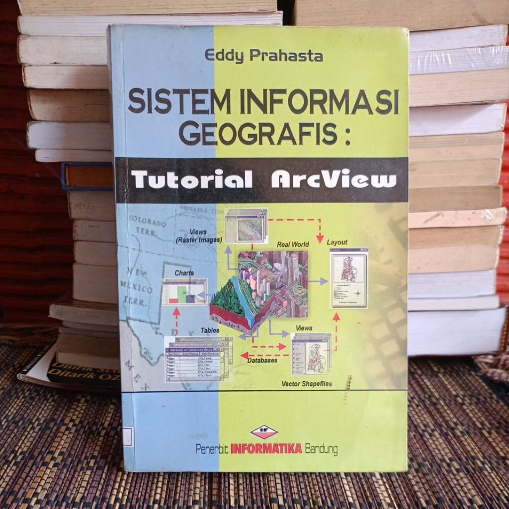 ORIGINAL USED GEOGRAPHY INFORMATION SYSTEM BOOK: TUTORIAL ARCVIEW ...