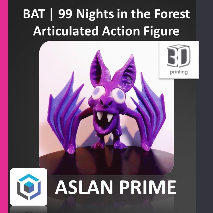 THE BAT 99 NIGHTS IN THE FOREST ARTICULATED ACTION FIGURE 3D Print ...