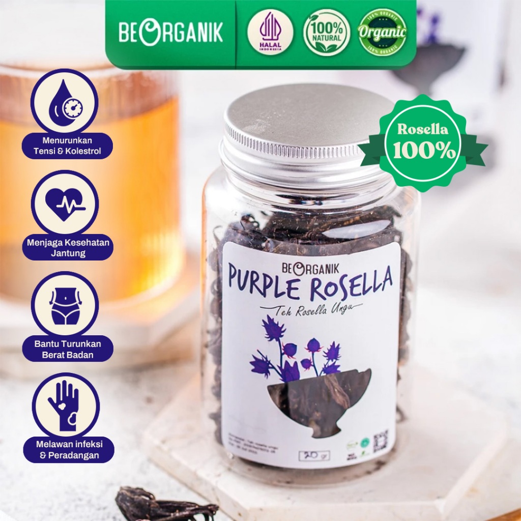 UNGU ORGANIC PURPLE ROSELLA TEA ORGANIC PURPLE ROSELLA/ | Shopee ...