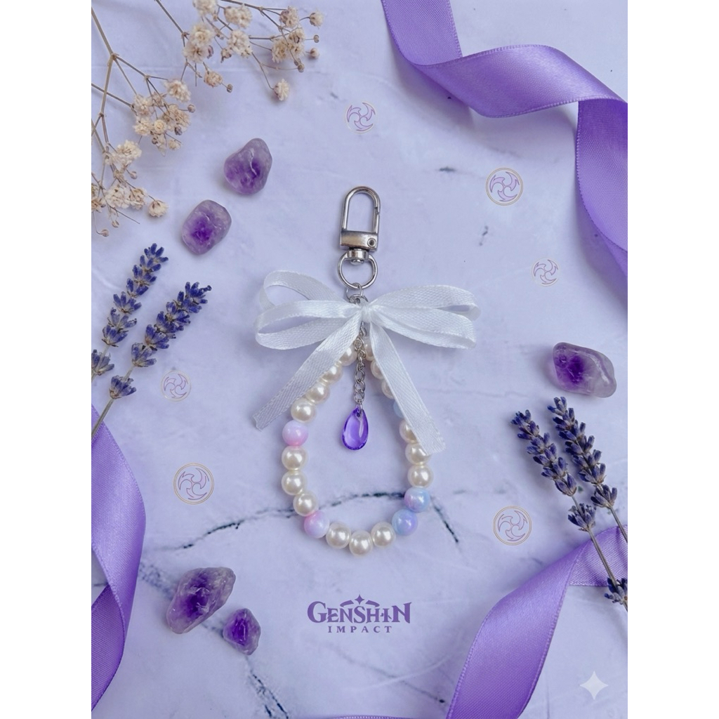 Electro Beaded Charm | Genshin Impact Inspired Keychain & Bag Phone ...