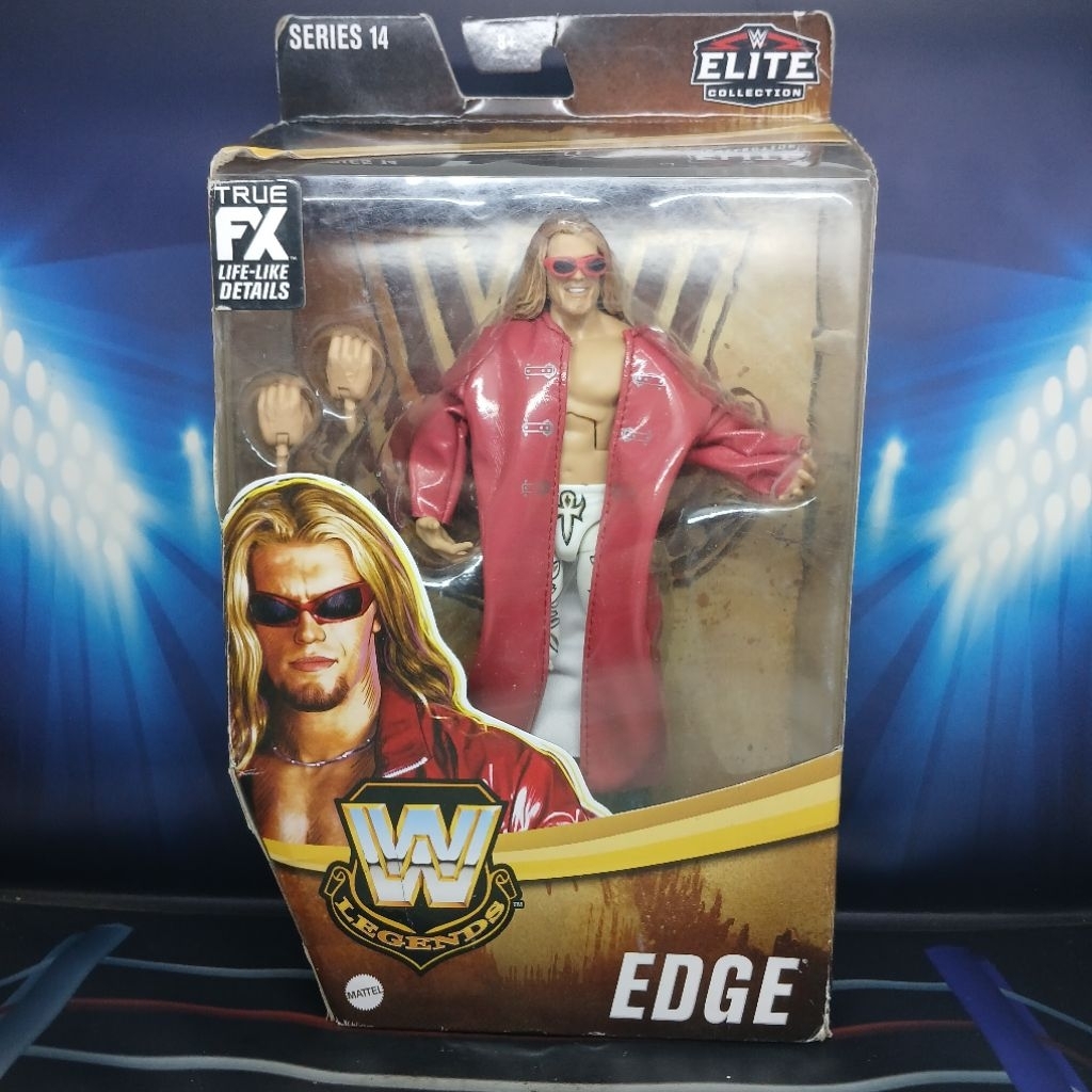 WWE MATTEL ELITE LEGENDS 14 EDGE MOC | Shopee Philippines