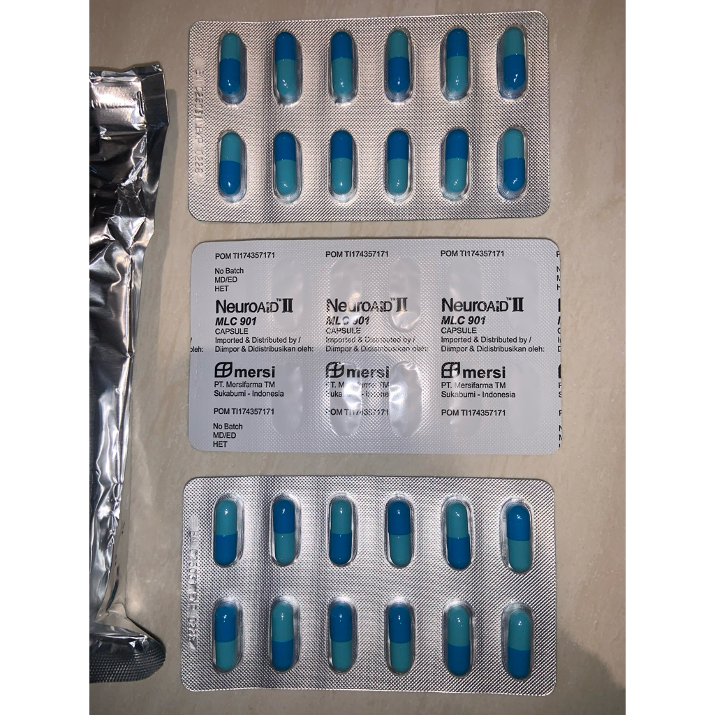 NEUROAID II MLC901 per strip / 12 VEGE CAPS | Shopee Philippines