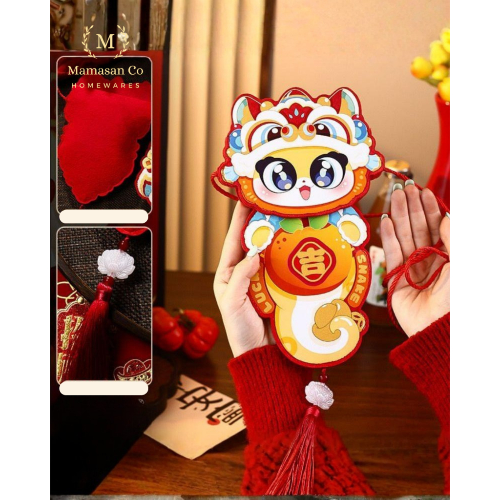 CNY Fabric Red Envelope | Chinese New Year Angpao Envelope Cloth ...