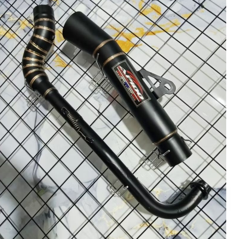Apindo Pipe canister conical open specs exhaust pipe for Wave 125 Xrm ...