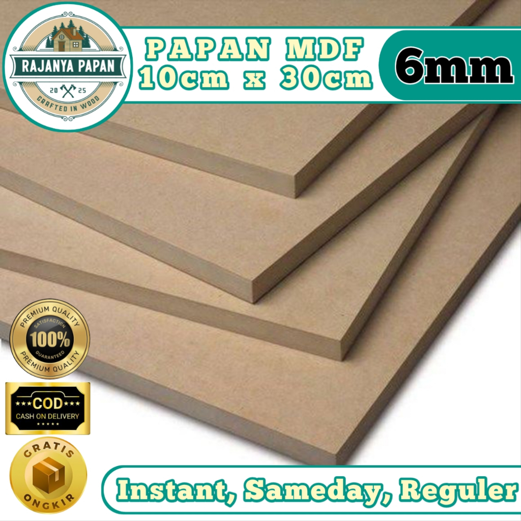 6mm thick MDF board, size 10x30cm | Shopee Philippines