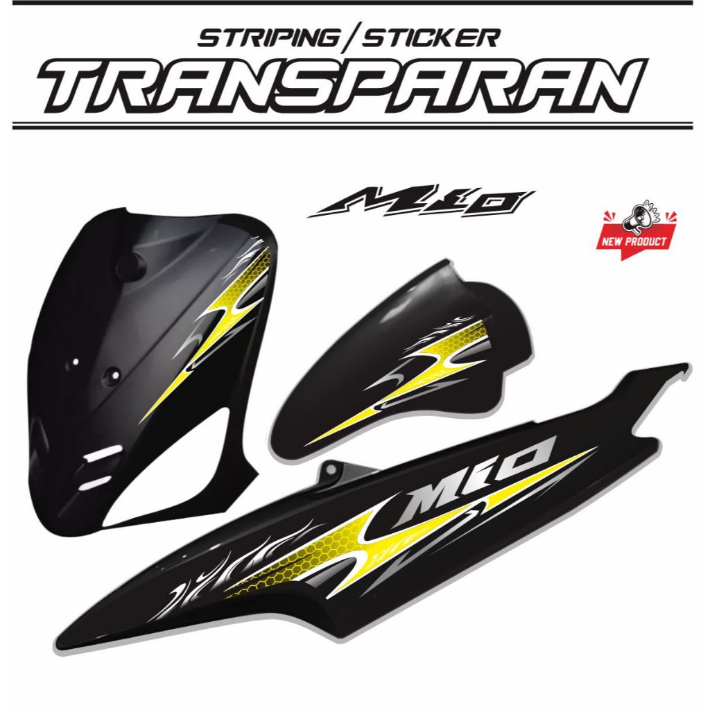 MIO OLD MIO SPORTY STICKERS OLD MIO TRANSPARENT STICKERS | Shopee ...